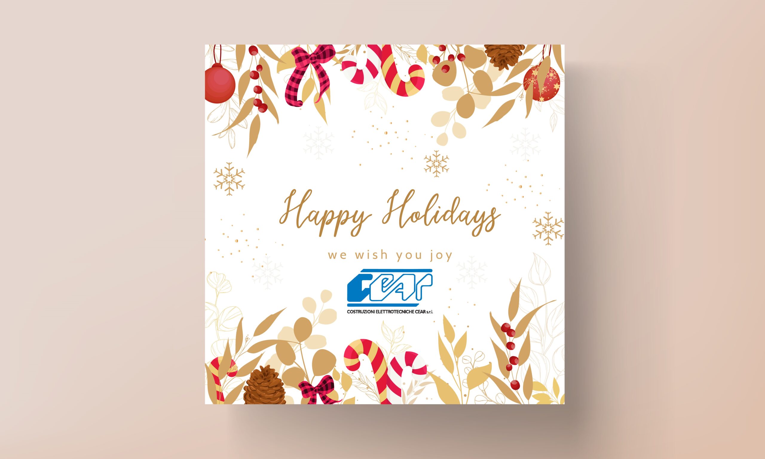 Christmas closure 2024 - Costruzioni Elettrotecniche CEAR s.r.l.